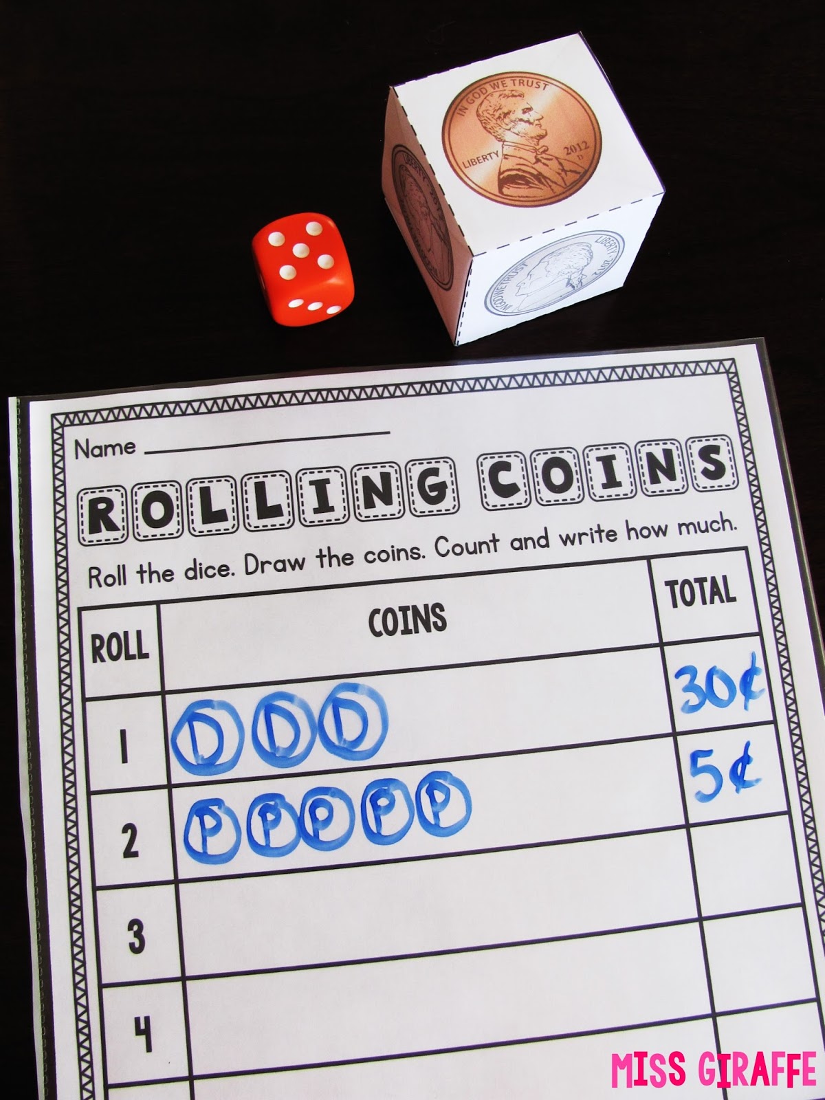 Miss Giraffe's Class: Teaching Money