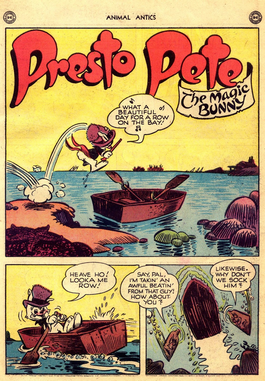 Four-Color Shadows: Presto Pete the Magic Bunny-Howie Post-1947