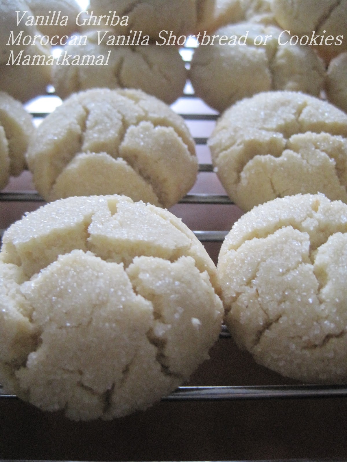 Vanilla Ghriba Bahla (Moroccan Vanilla Shortbread or Cookies) / Ghirba ...