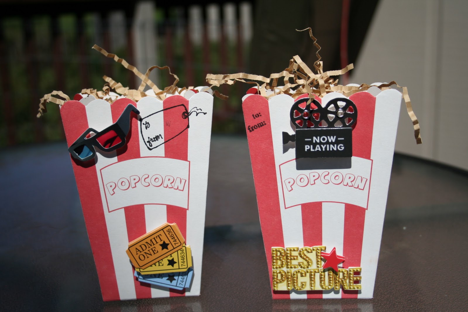 Deanne's Crafting Adventures: Movie Theme gift card holders