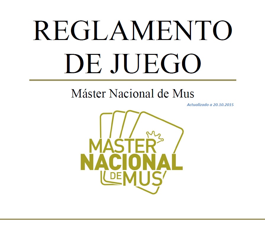 masternacionaldemus: REGLAMENTO