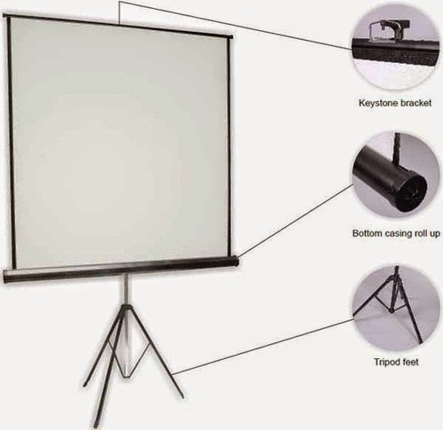jual layar proyektor: Layar Projector Tripod