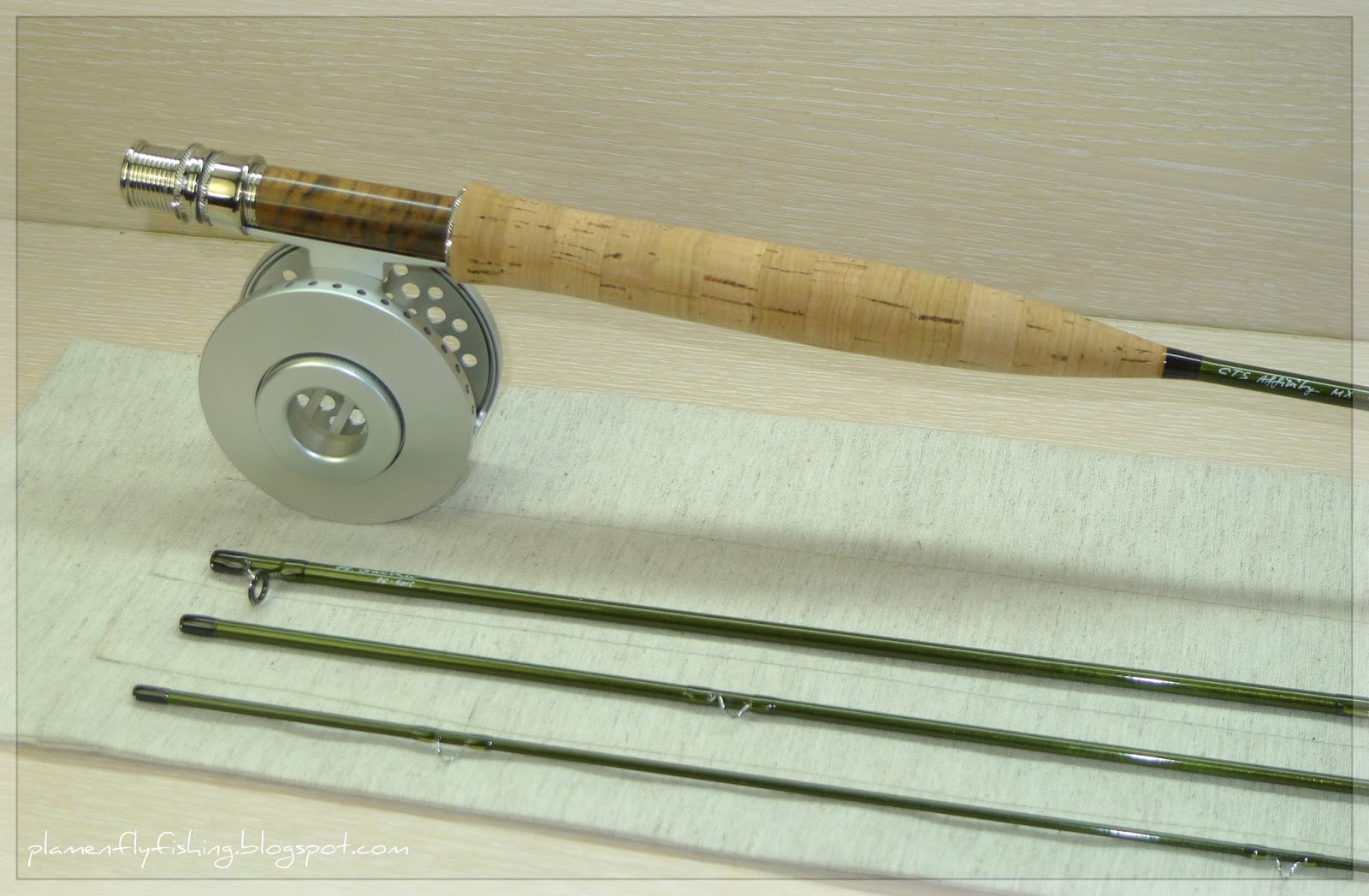 Plamen Ganchev fly rods: Ultralight CTS Affinity 9ft 2in 0wt 4pc fly rod
