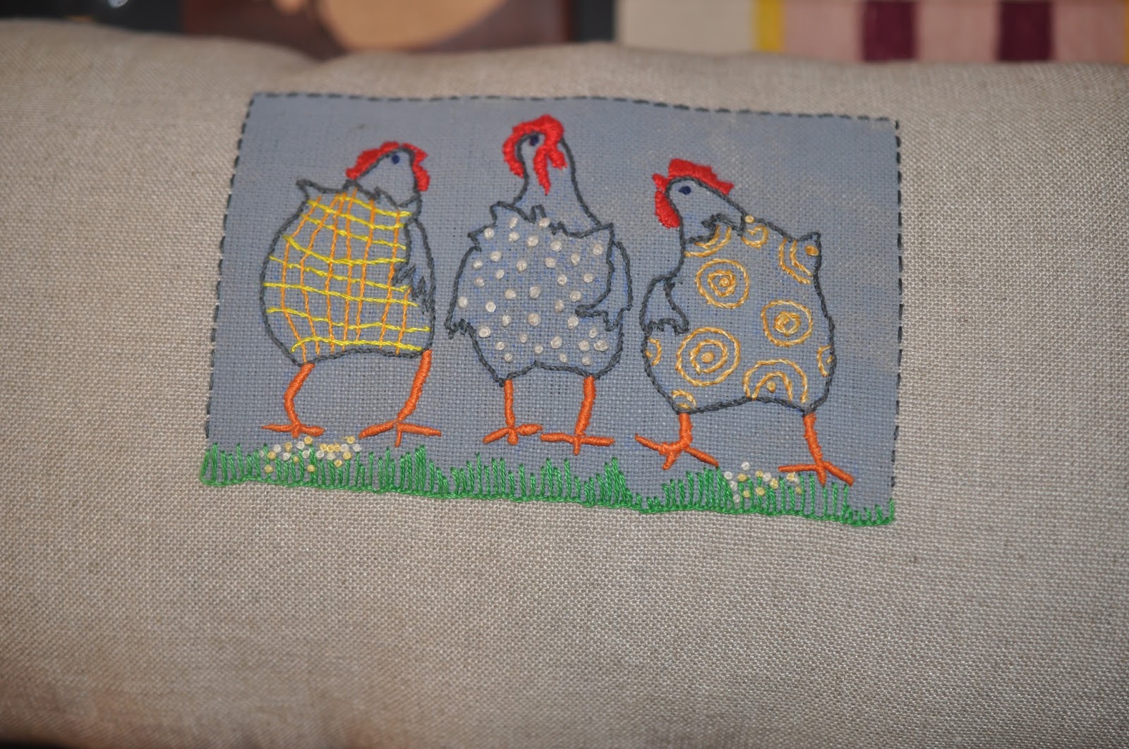 Strikogsting : Skønne broderier