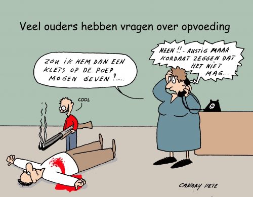 s.o.s. cartoon: opvoeding