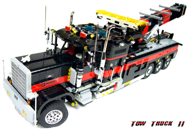blxbrx (=black's bricks) blog: Sariel's Big Brick Rig - Technic Tow Truck