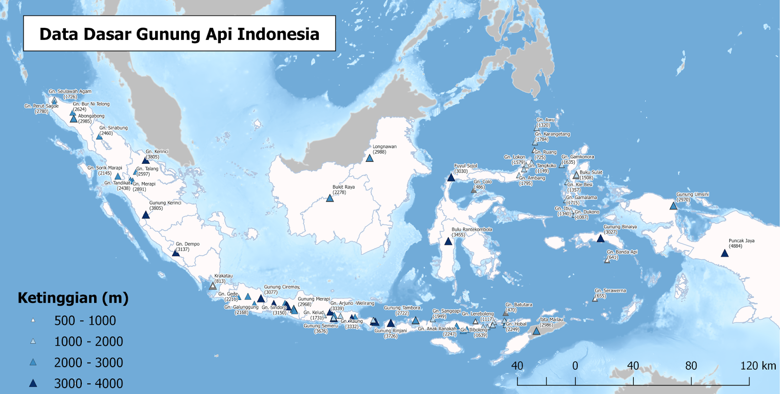 QCP 1 Data Dasar Gunung Api Indonesia