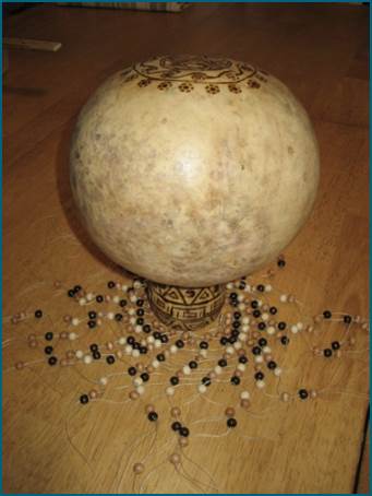 MyMusicalMagic: How to Make a Shekere (African Gourd or Bottle Shaker)