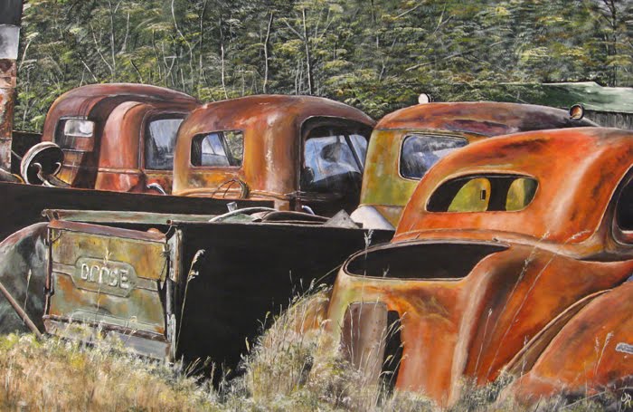 Bowman Arts Centre: Prairie Iron: Paintings by Jim Robinson