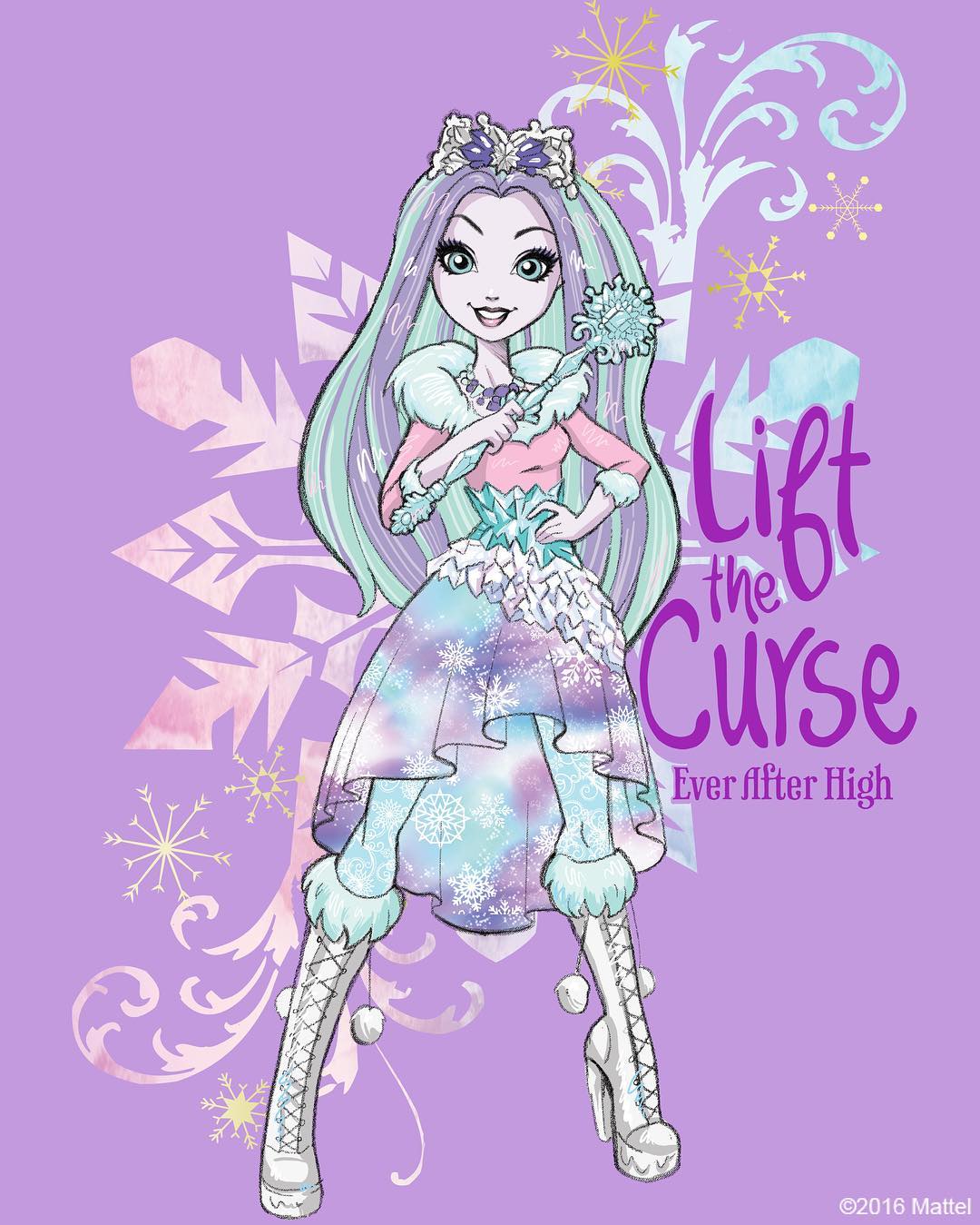 Ever After High-Pretty: Mensaje de Crystal Winter