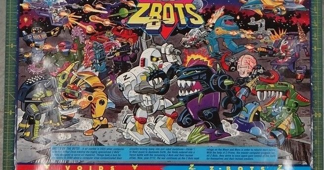 Z-bots: ZBots Series 3 Poster high quality Z Bots Z-Bots Galoob