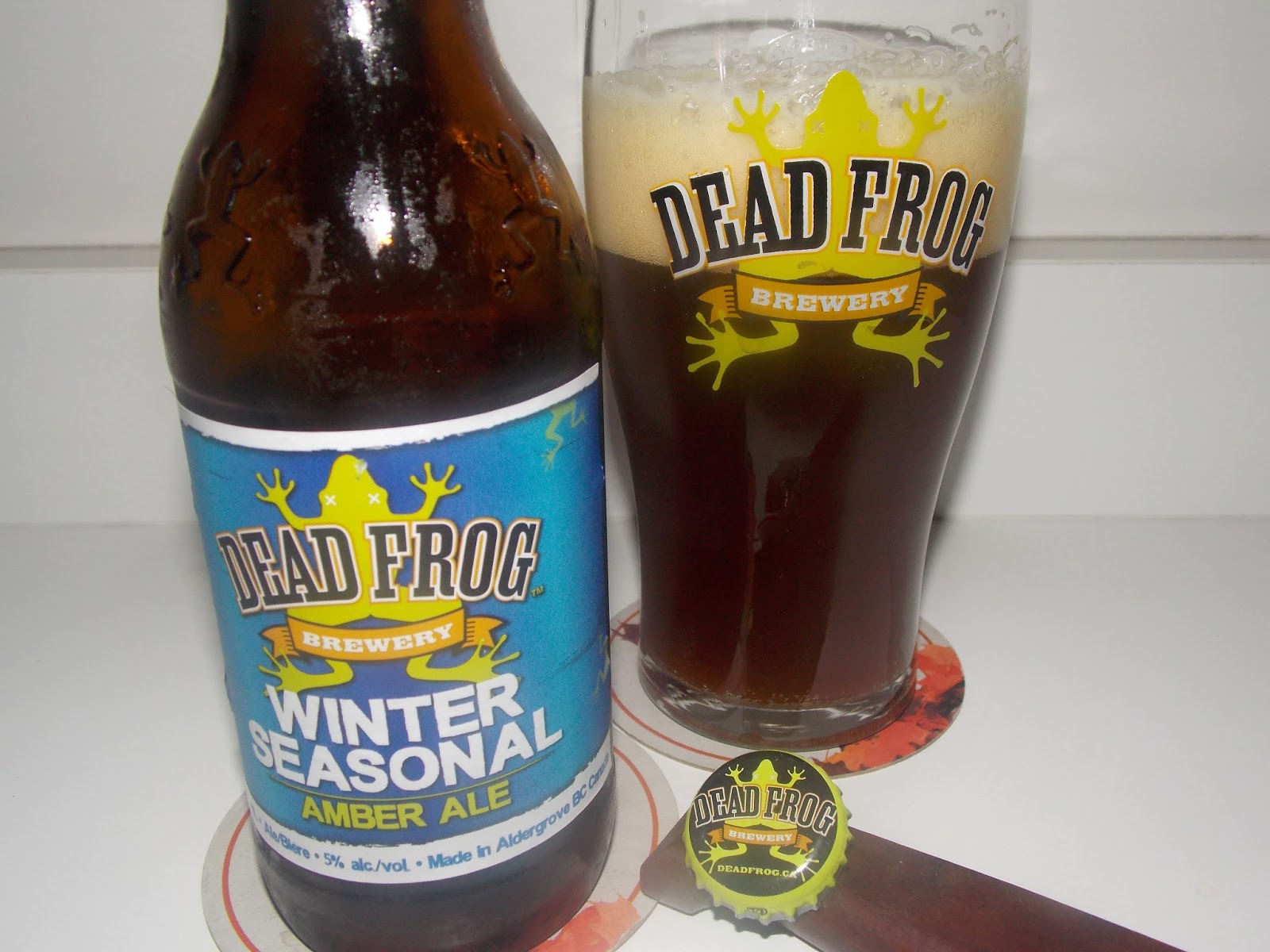 Dead Frog Winter Seasonal Amber Ale - Degustação nº 680 – NINKASI BEER CLUB