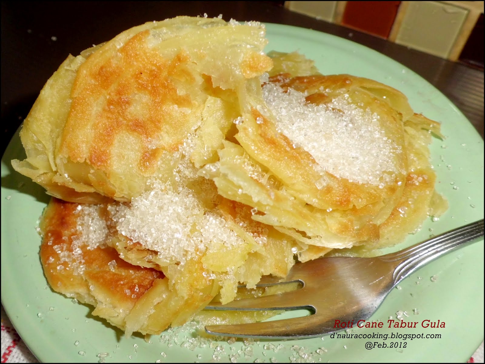 D'naura Natural Cooking: Roti Cane Tabur Gula Pasir