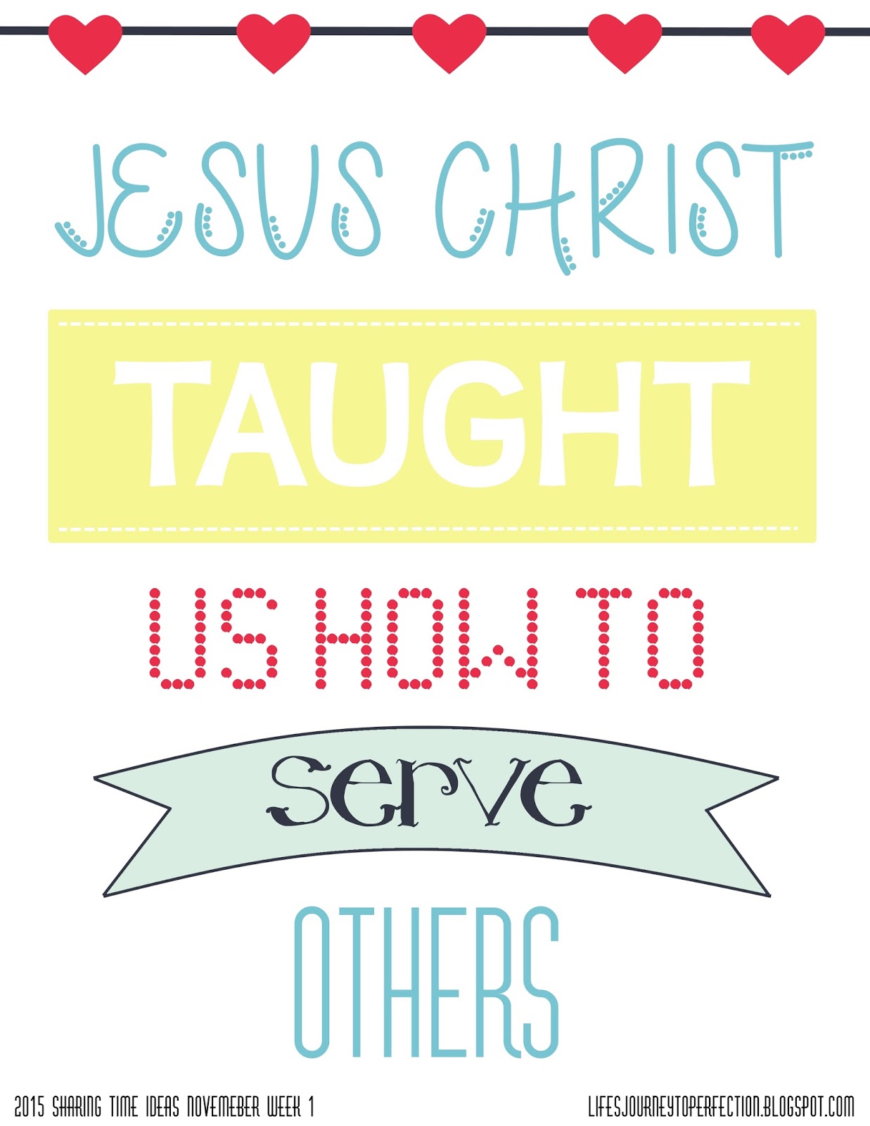 Life's Journey To Perfection: LDS Sharing Time Ideas for November 2015 ...