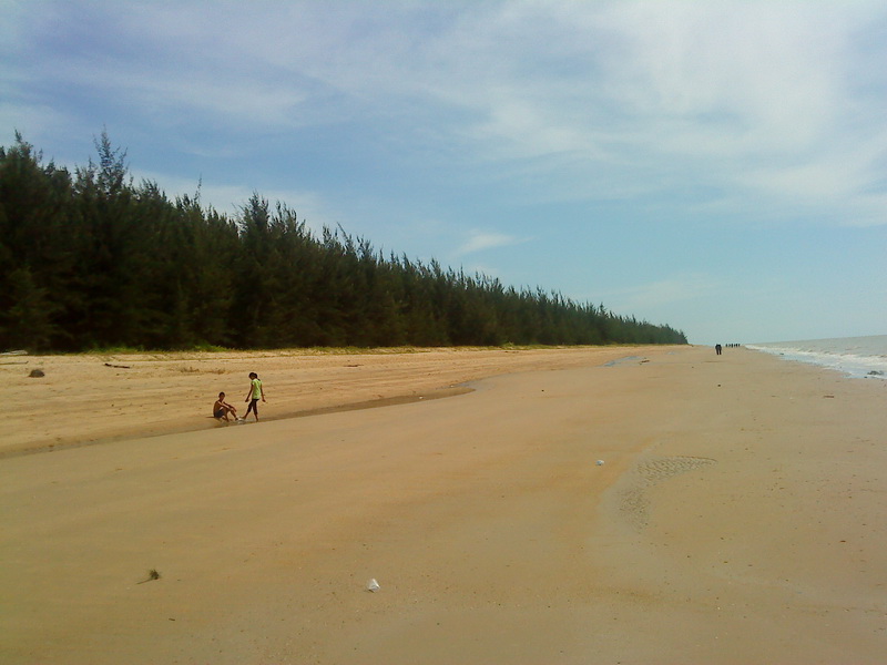 Selimpai Beach of Selimpai Island at Paloh