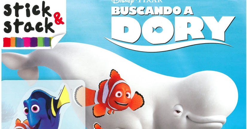 Un libro para jugar Buscando a Dory Stick & Stack | Mi vida en un suspiro