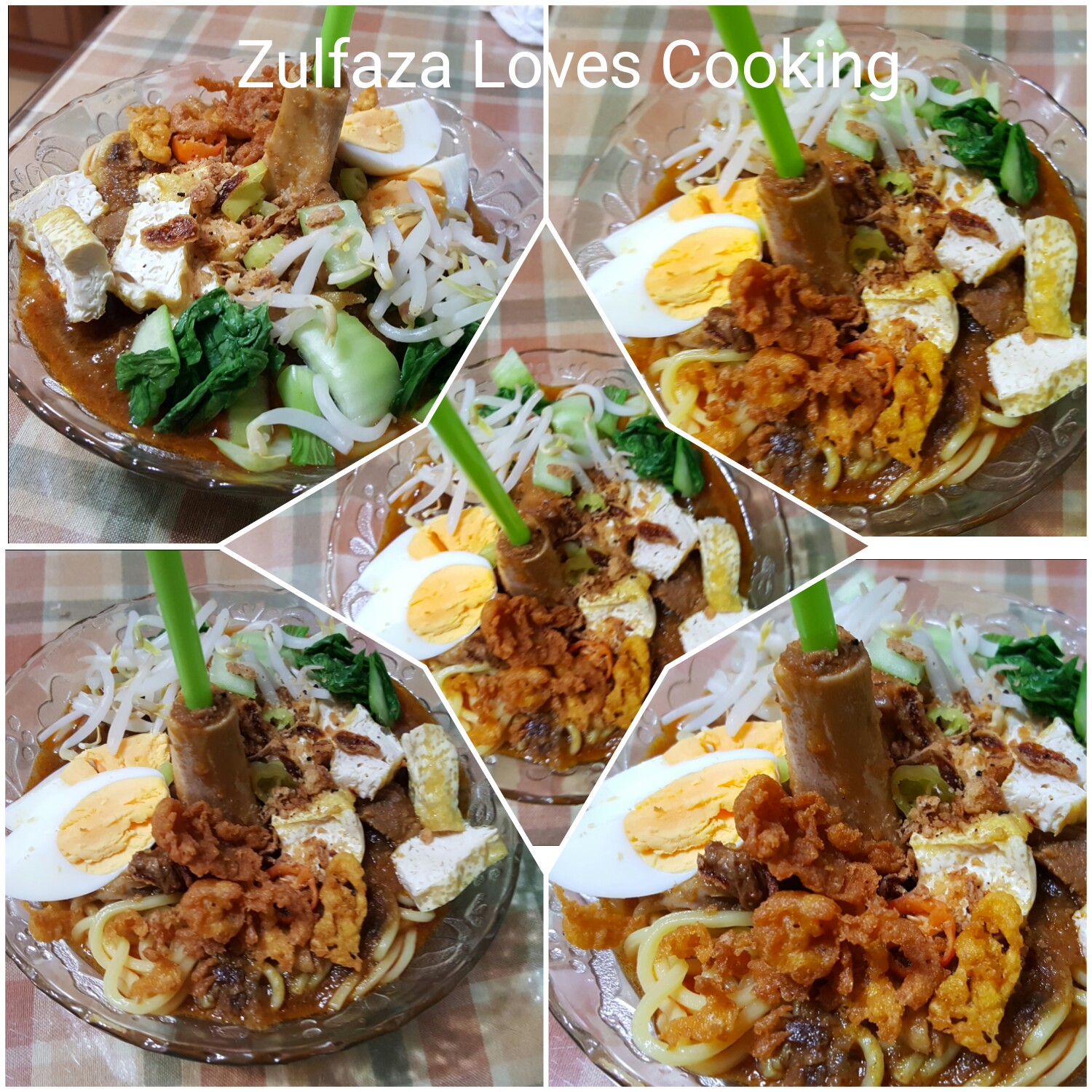 ZULFAZA LOVES COOKING: Mee rebus gear box kambing