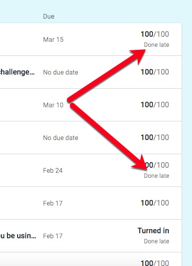 Google Classroom - Viewing Student Work