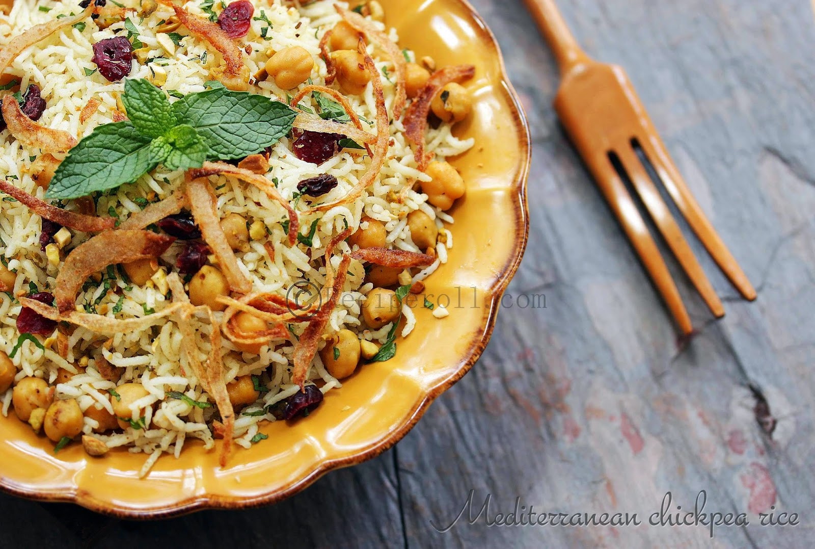 Mediterranean Chickpea Rice | Chickpea Rice