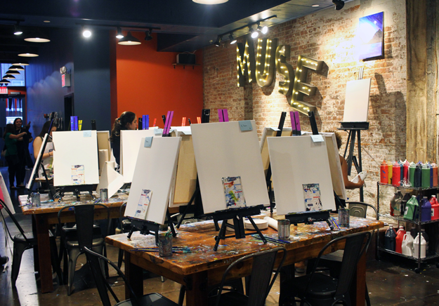 A Fun Date Night At Muse Paintbar | rolala loves