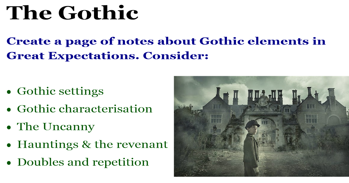 Wemmick's Postbox: Great Expectations and the Gothic