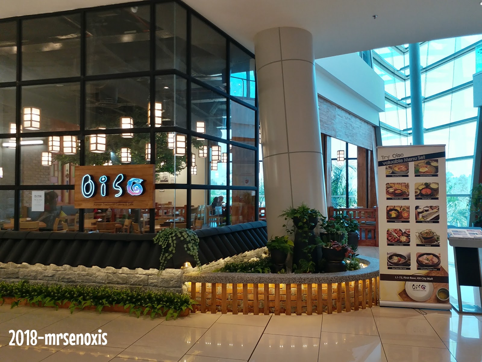 Me as MrsEnoxis: Lunch @ OISO Korean Traditional Cuisine & Café IOI ...