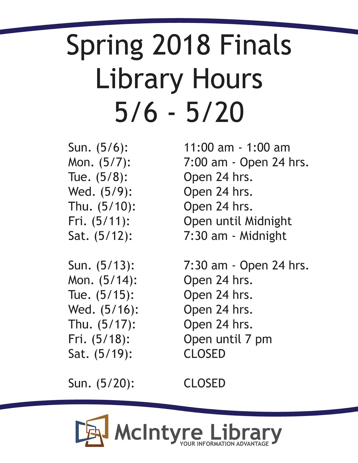 McIntyre Library News