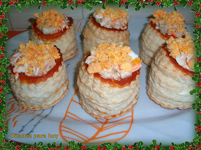 Pitanza para hoy: Volovanes rellenos de atún