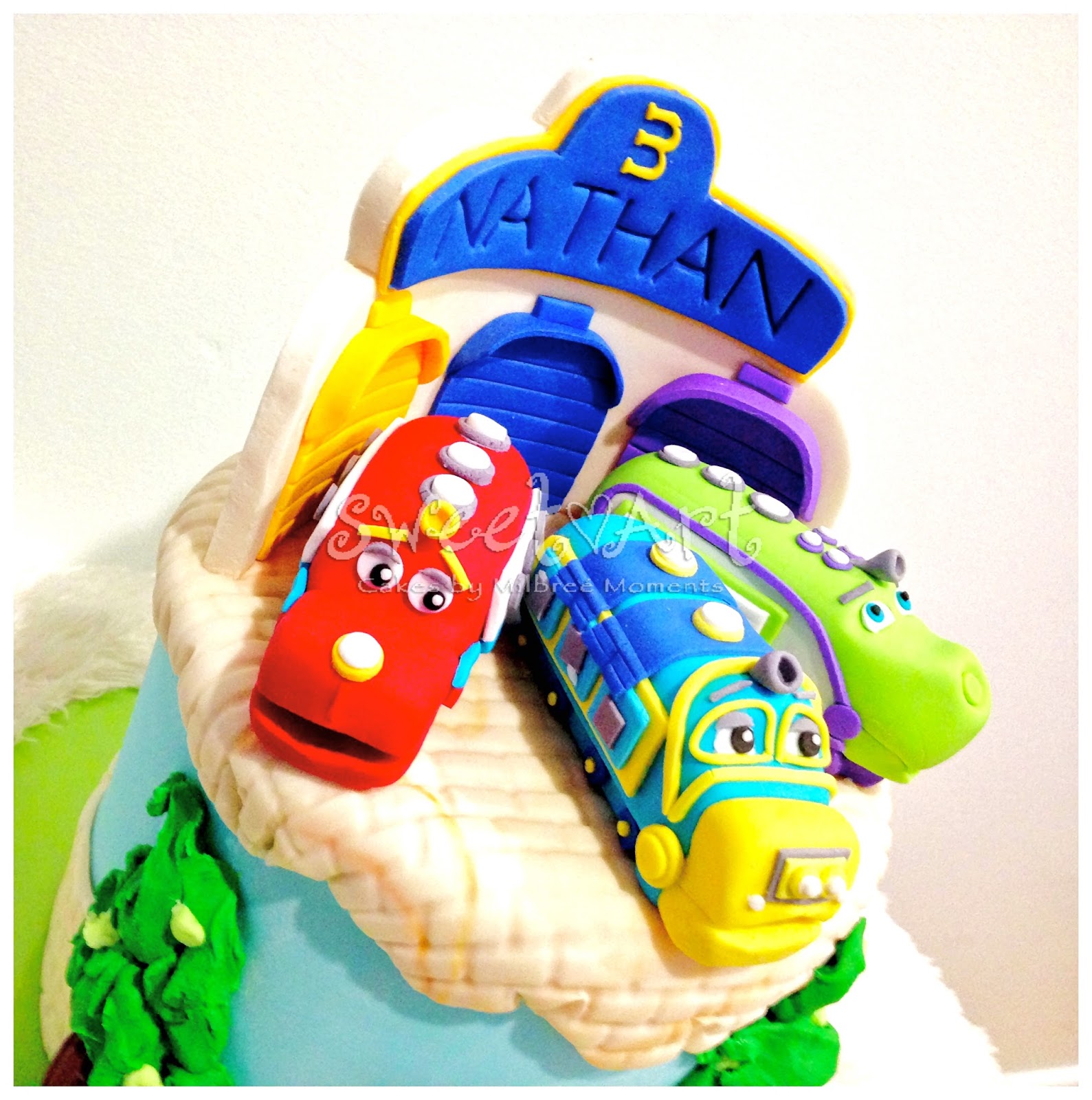 Sweet Art Cakes by Milbreé Moments: Nathan's Chuggington 3rd Birthday Cake