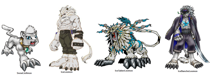 Iceleomon Digimon Frontier