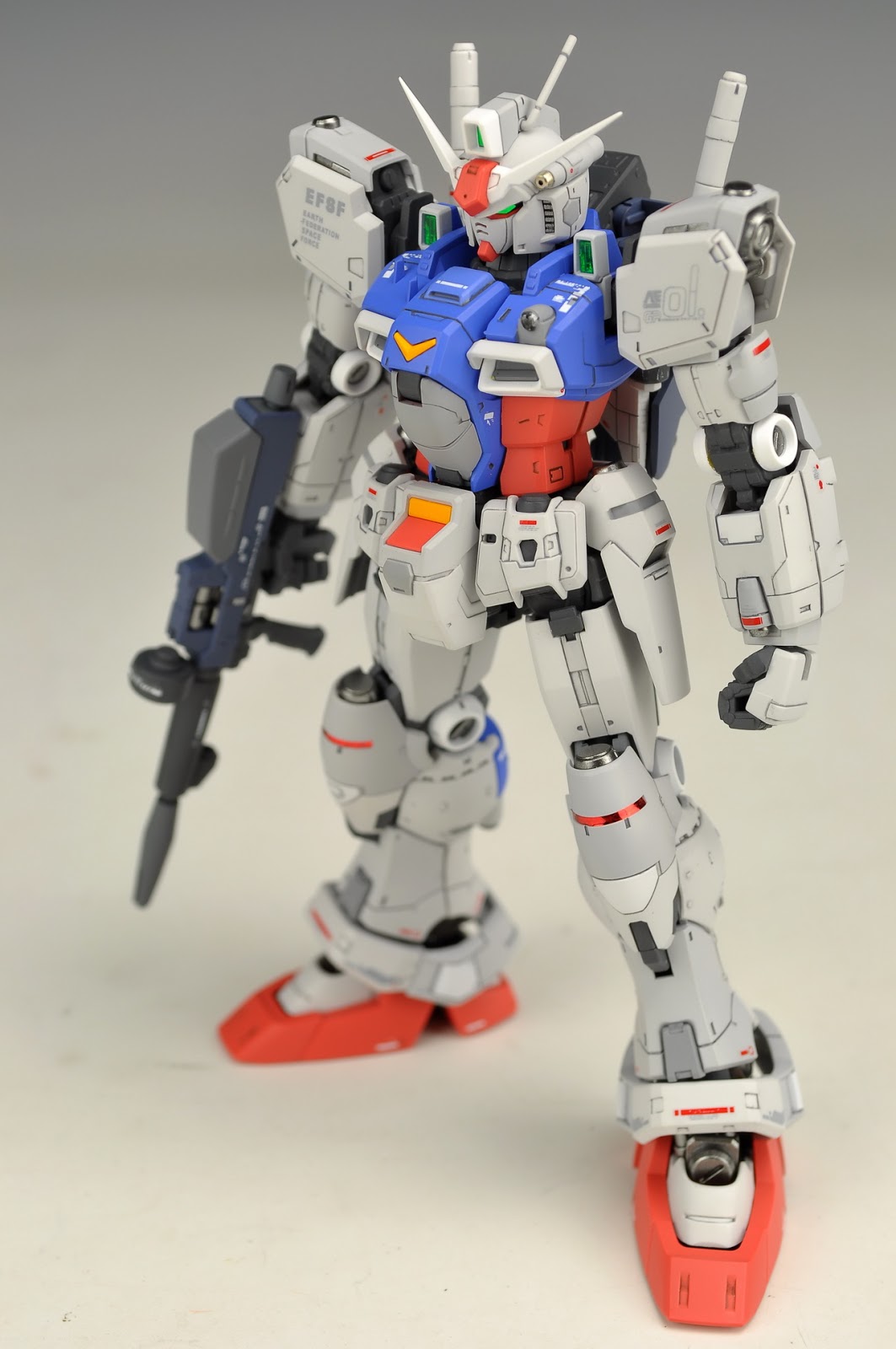 RG 1/144 RX-78 Gundam GP-01 Zephyranthes w/ System Base 001 – Painted ...