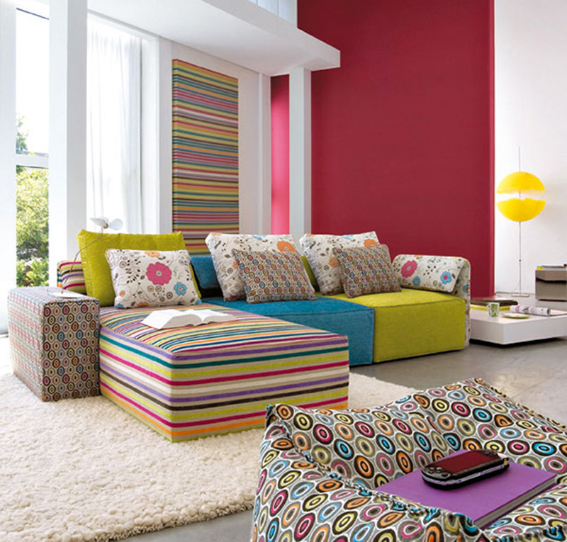 Kingdom Bright Colored Living Rooms Will Give You the Most Vibrant ...