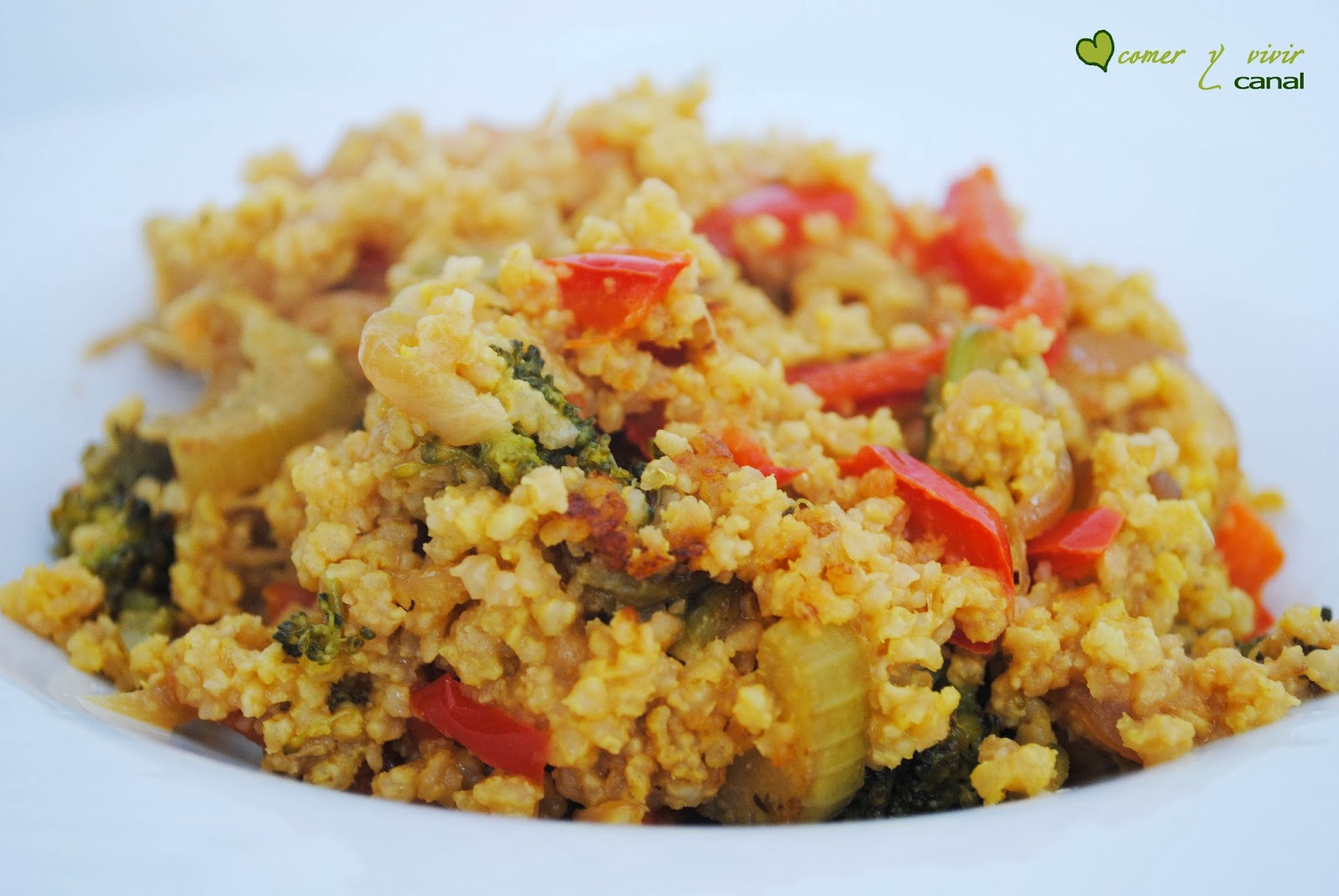 Comer y Vivir Bien: Salteado de mijo con verduras