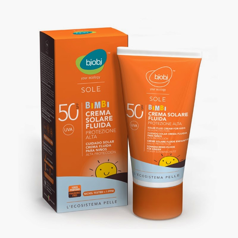 Bio Bio e ancora Bio: Sanecovit crema Fluida Solare Bimbi SPF 50