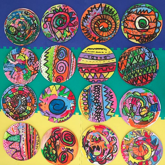 Cassie Stephens: art lesson