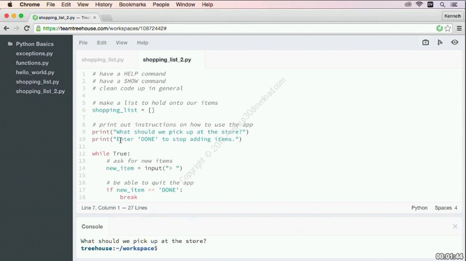 Treehouse Python Courses Bundle كورسات مجانية فى كل المجالات