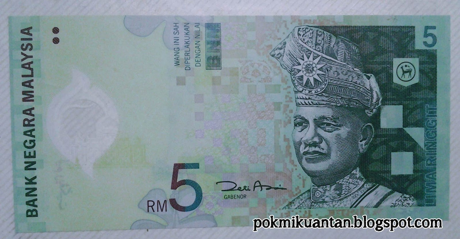 POKMI KUANTAN: Koleksi Wang Kertas Lama Malaysia "RM5.00"