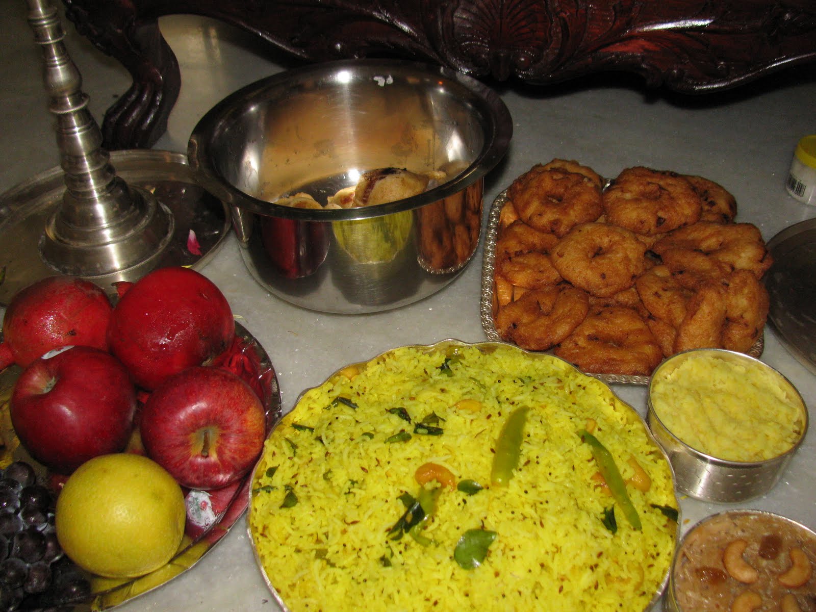 Food Slice: Varalakshmi Vratam - Semiya Payasam, Pulagam
