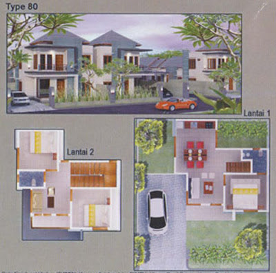 Desain Rumah Minimalis Tipe 80 2 Lantai - Desain Rumah