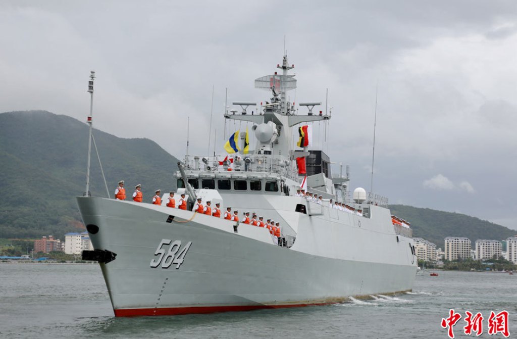 China Commissions 584 Meishou Type 056 Class Corvette | Chinese ...