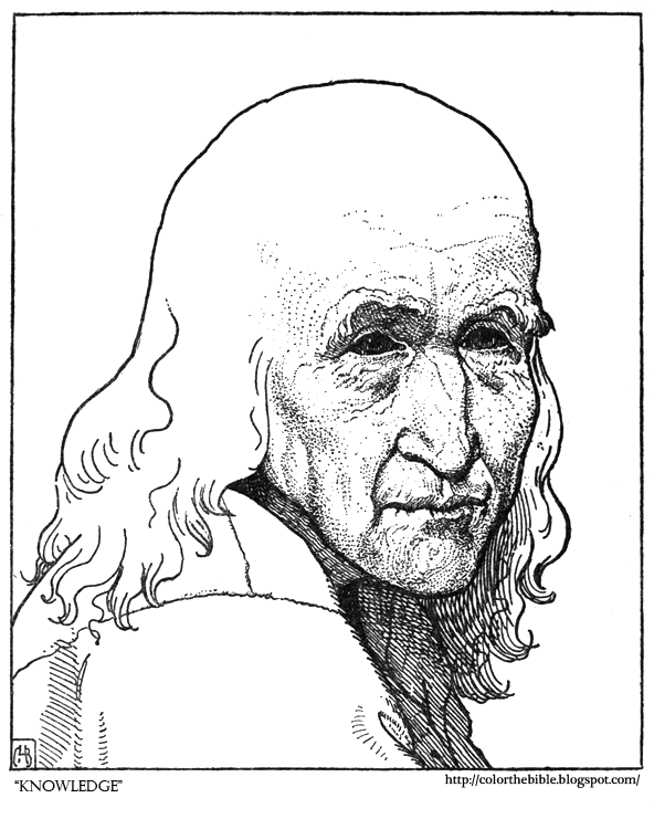 Color "Knowledge" from Pilgrim's Progress | Color The Bible