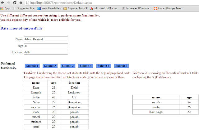 How to use different connection strings in asp.net application | MY.NET ...