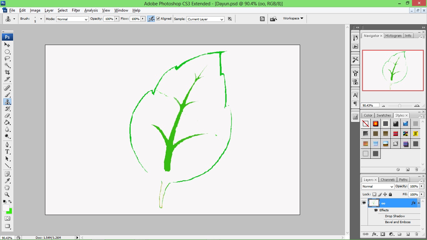 Membuat Gambar Daun Kreatif Dengan Menggunakan Photoshop