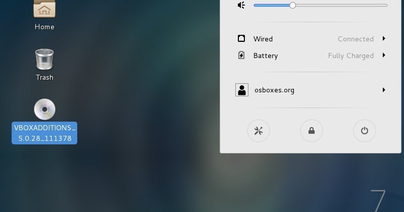 adjust screen resolution of centos 7 on virtualbox player