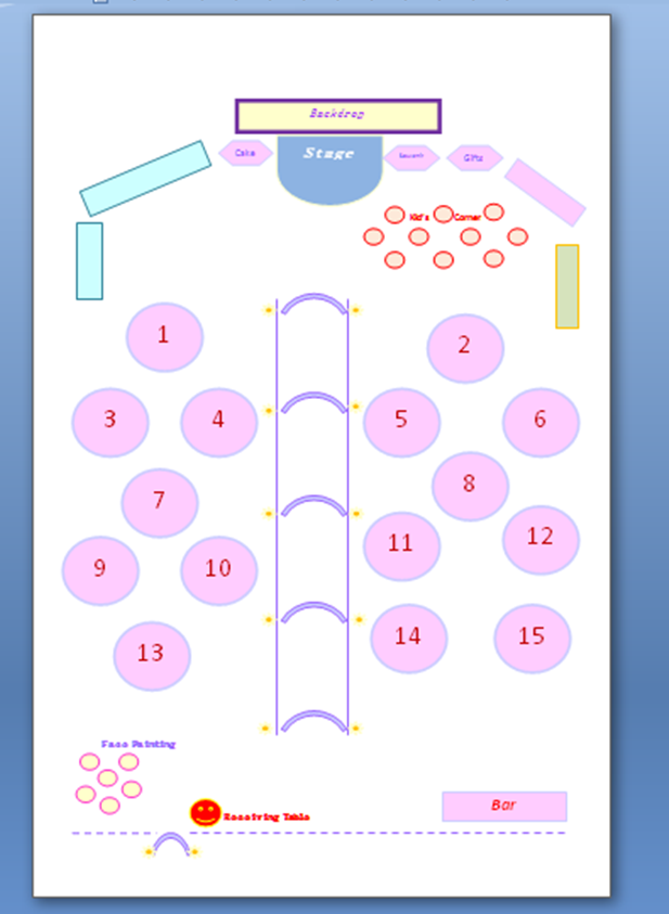 Charmed Life of The Fairytale Bride: Floor Plan, Done..