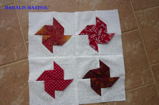 EDREDONES DE PATCHWORK Y ALGO MAS: Molinillos de Viento 3D, Molinillos y Algo Más