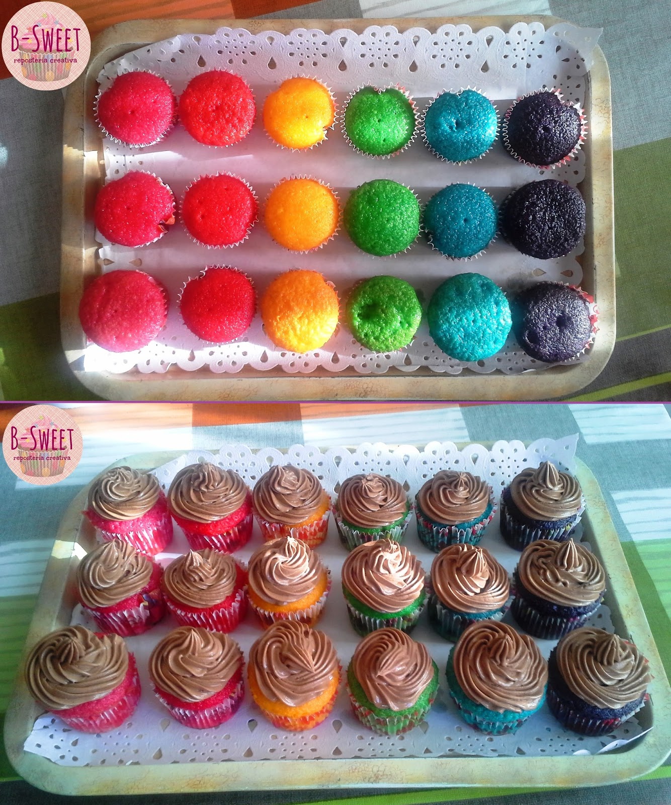 B-Sweet Repostería Creativa: Cupcakes de colores