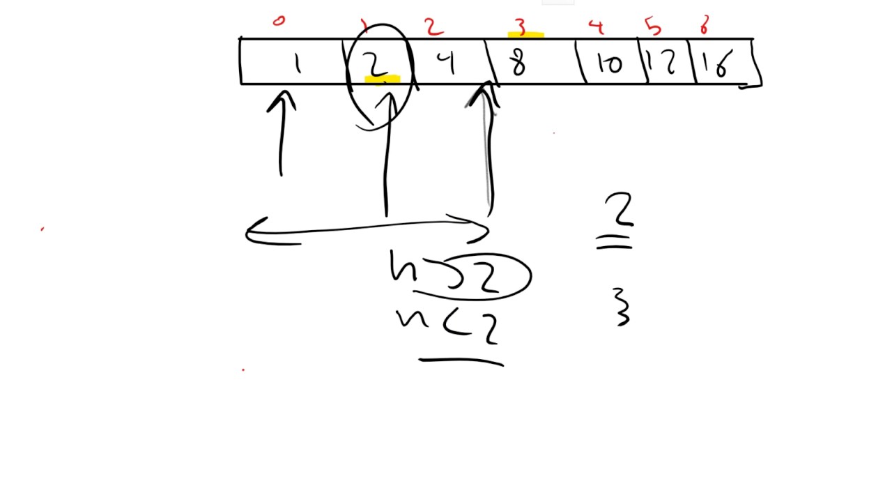 20 Binary Search Algorithm خوارزمية البحث كورسات بالعربي