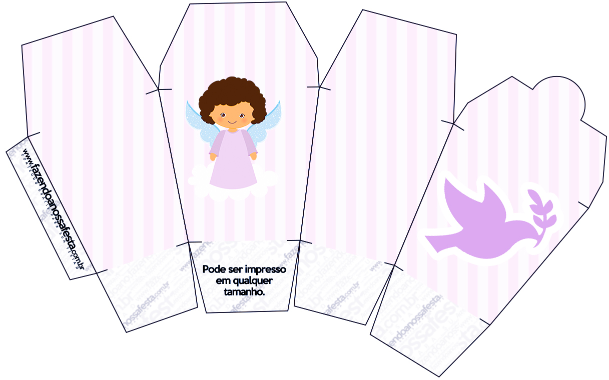 Brunette Angel Girl: Free Printable Boxes. - Oh My Baby!