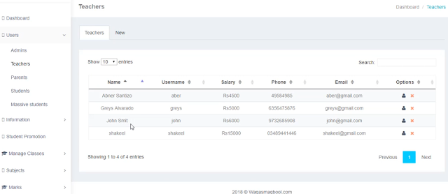 Professional School Management System Full Project With Database | Free ...